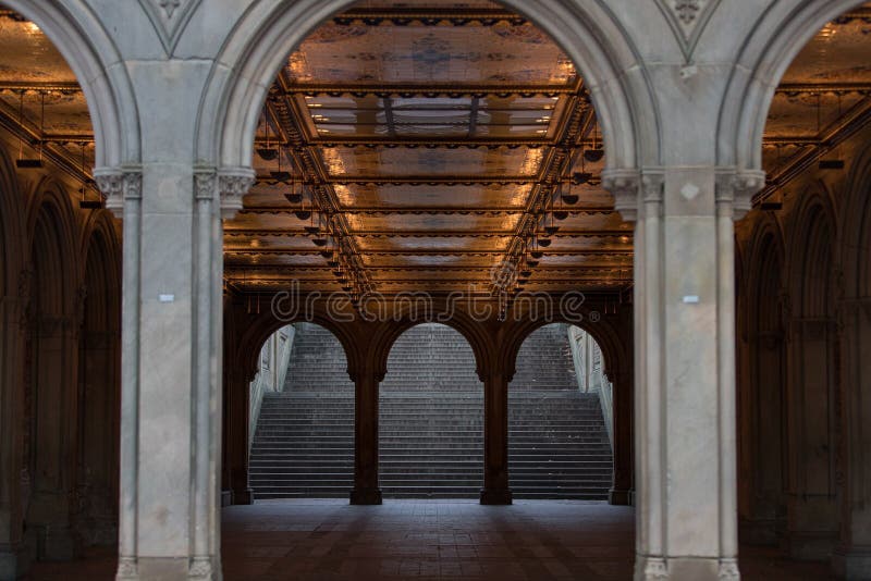Wide Shot of Arches and Columns Stock Photo - Image of history ...