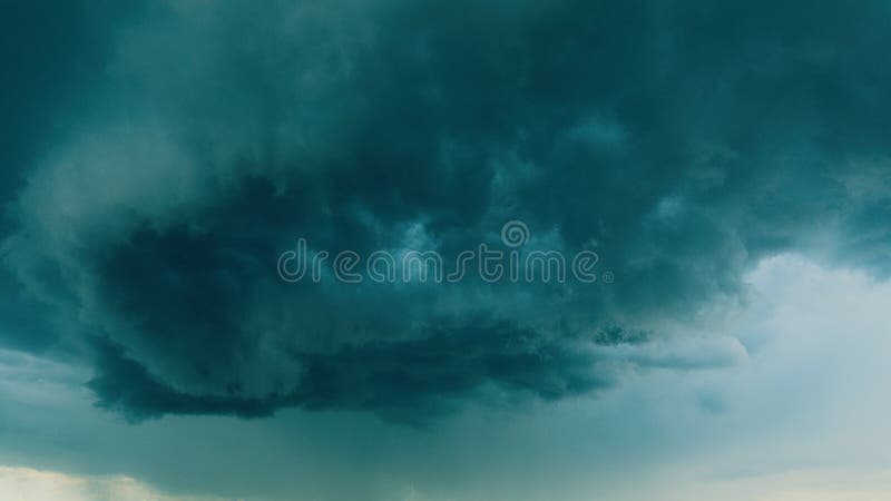 Black of Rainstorms Clouds. Cumulonimbus Clouds Moving in Cloudy Dark ...