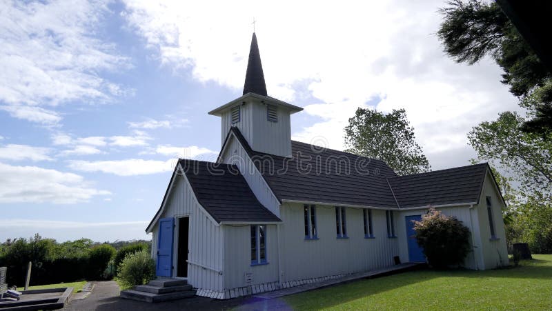 Wide Shot of a Funeral Chapel Stock Photo - Image of mourn, handle ...