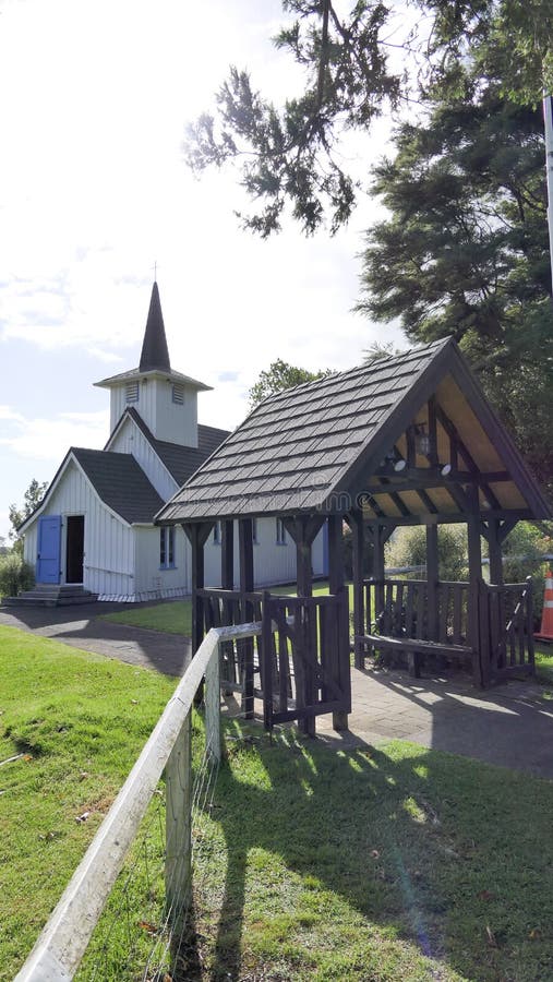 Wide Shot of a Funeral Chapel Stock Image - Image of life, chapel ...