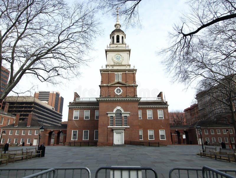 Independence Hall Fireworks Stock Image - Image of clock, hall: 10839151
