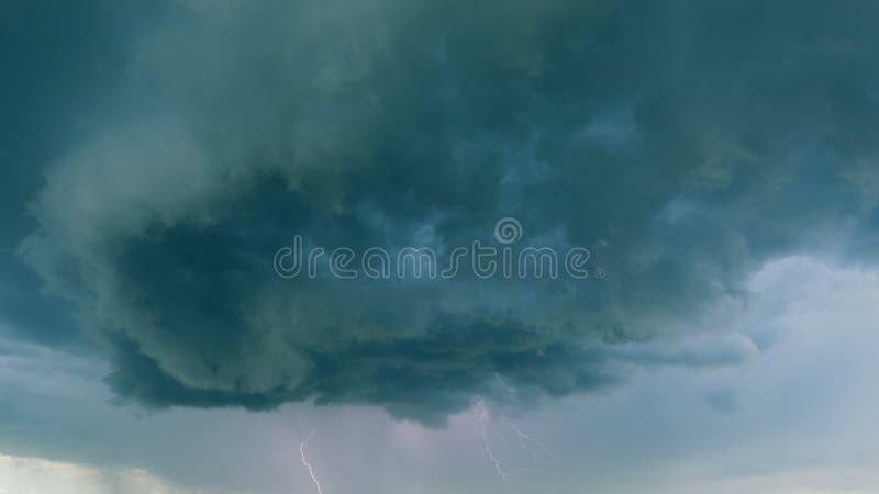 Magic Dramatic Sky in Rainy Weather. Dark Thunderstorm Clouds Rainy ...