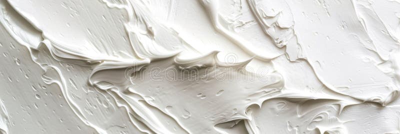 Wide Smooth Texture of White Creamy Spread. Stock Illustration ...