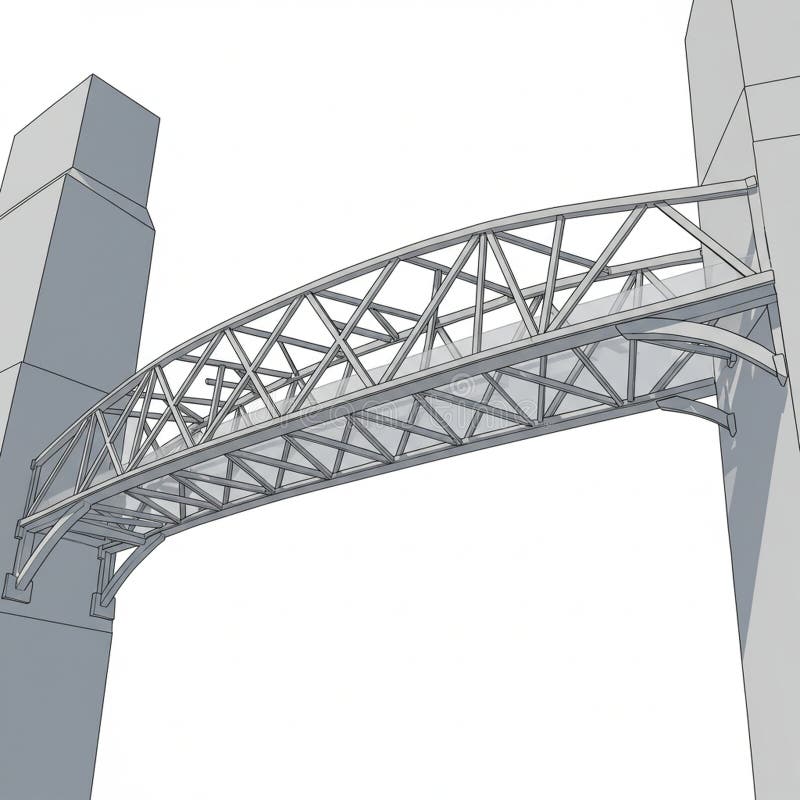Tall Truss Structures Stock Illustrations – 7 Tall Truss Structures ...