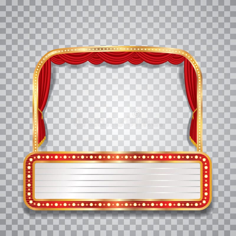Wide transparent stage stock vector. Illustration of event - 88891927