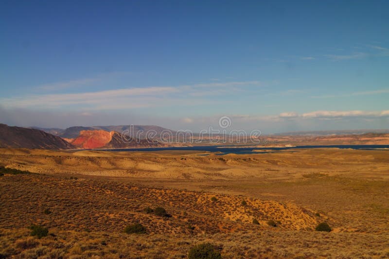 Wide valley. stock photo. Image of wyoming, valley, foothills - 46545294