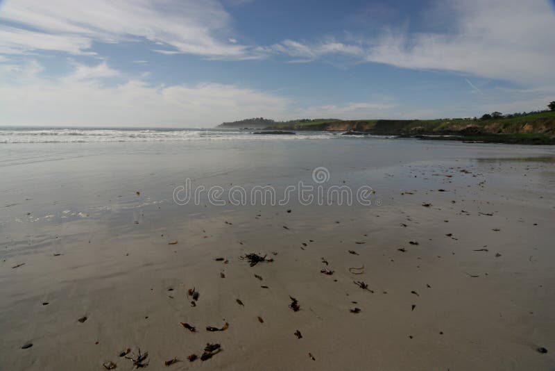 Wide view of beach stock photo. Image of sand, coast, recess - 503866