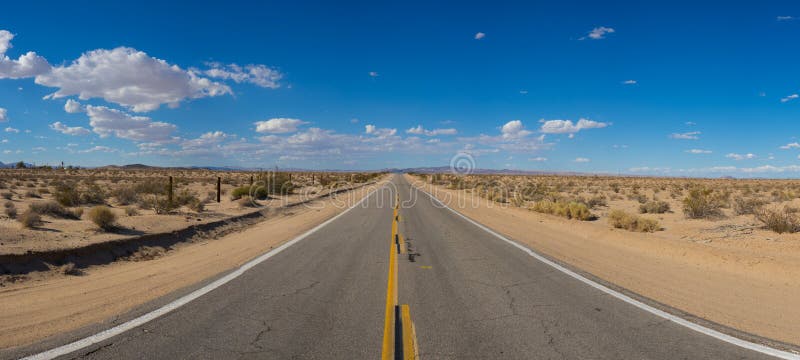 Wide View Desert Road stock image. Image of east, abandoned - 78711015