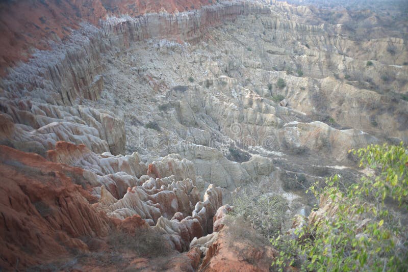 Wide View of Miradouro Da Lua Stock Photo - Image of formation ...
