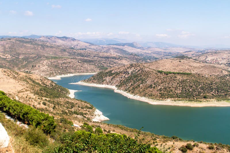 Wide View of River stock photo. Image of spring, reserve - 48413430