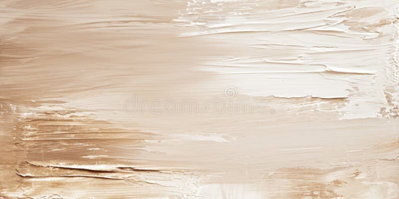 Wide View of a Textured Beige Paint Surface with Dynamic and Smooth ...