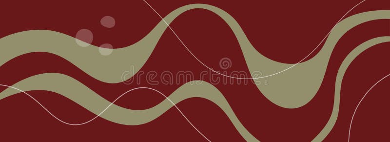 Wide Web Banner with Organic Curves and Texture Stock Vector ...