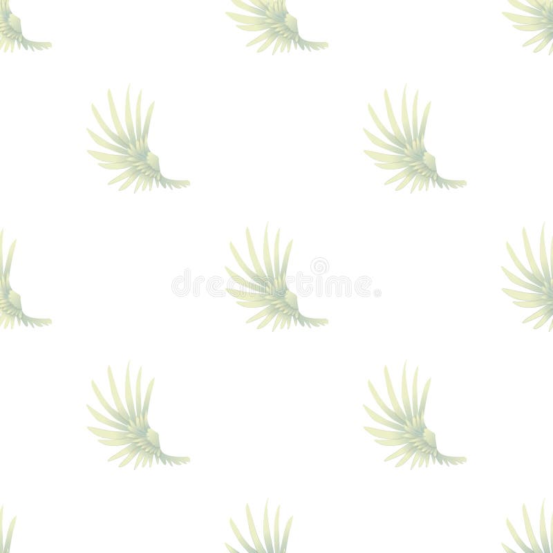 Wide Wing Pattern Seamless Vector Stock Vector - Illustration of ...