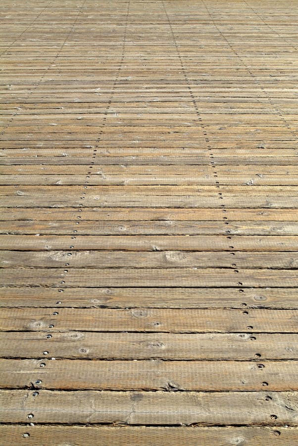 A wide wooden boardwalk. stock image. Image of textures - 5563473