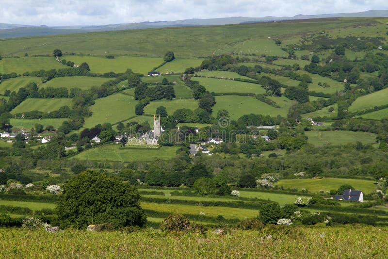 Widecombe-in-the-Moor stock image. Image of grey, beautiful - 42092277