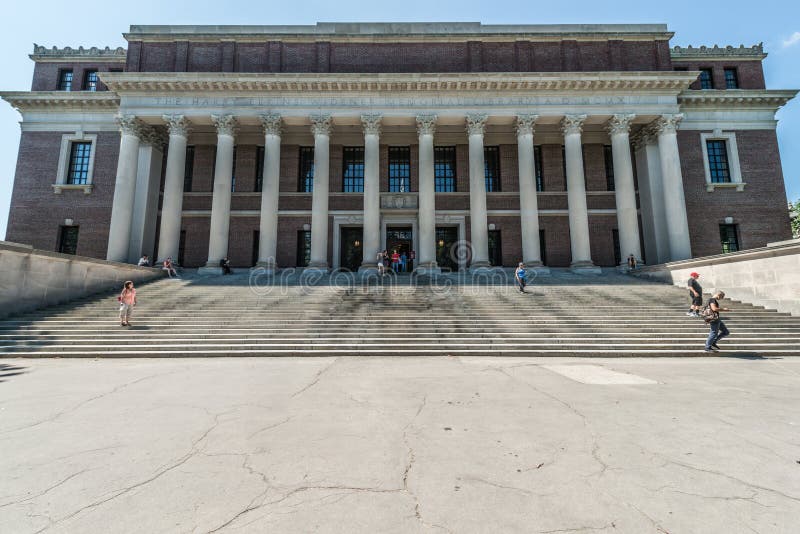Widener Library of Harvard University Editorial Stock Photo - Image of ...