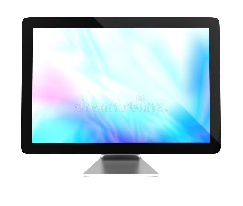Widescreen display stock illustration. Illustration of monitor - 43025369