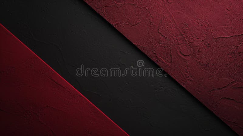 Widescreen Format Duotone Black and Maroon Contrast Background AI Image ...