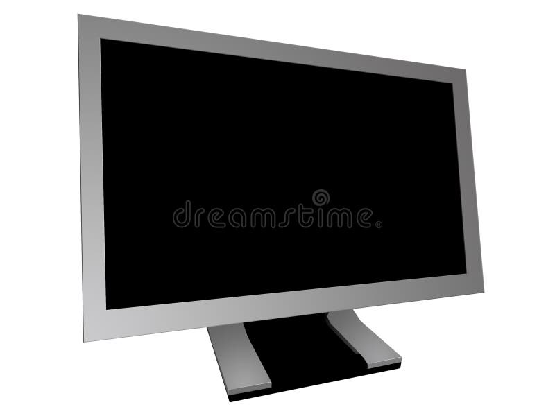 Widescreen Monitor stock illustration. Illustration of widescreen - 189246