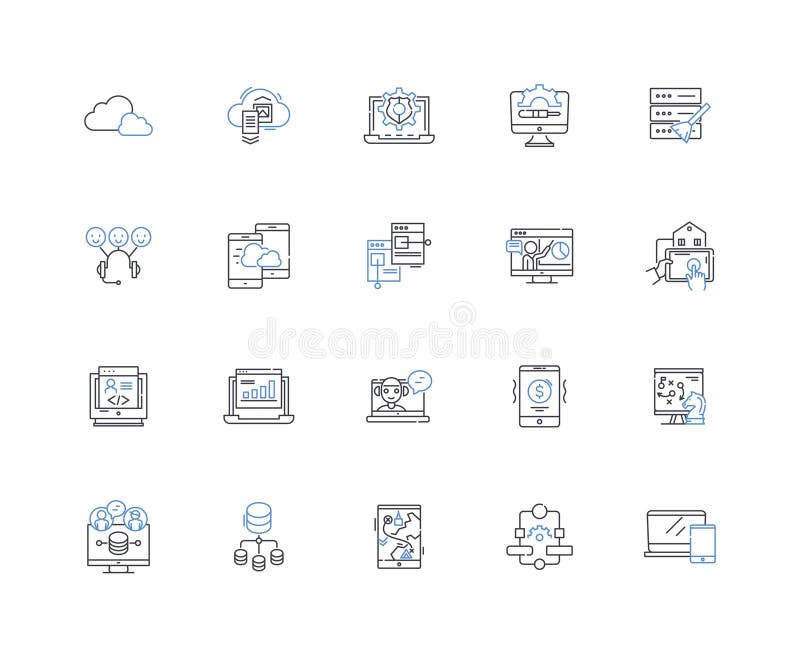 Trendsetter Line Icons Collection. Innovator, Visionary, Pier, Mover ...