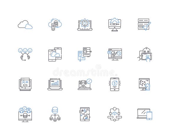 Widget Line Icons Collection. Gadget, Tool, Accessory, Innovation ...