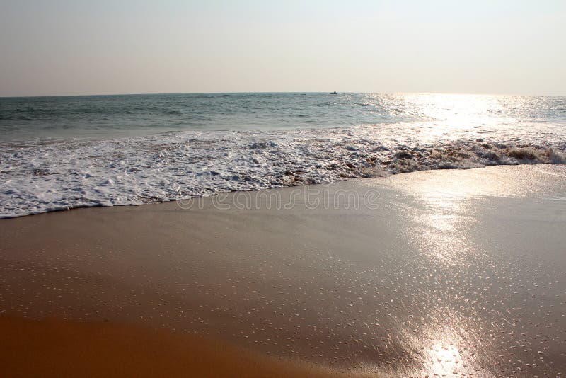 Widok Ocean Indyjski Od Sri Lanka Obraz Stock - Obraz złożonej z ...