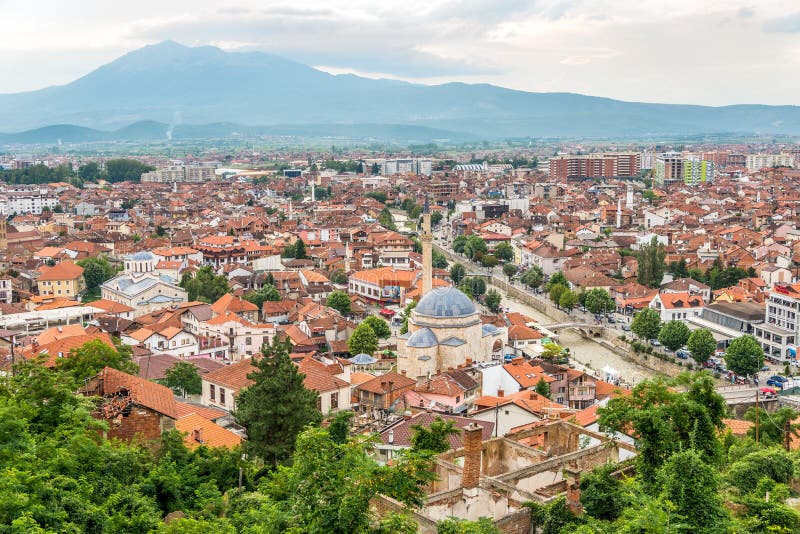 Widok Przy Prizren Miastem W Kosowo Zdjęcie Stock Editorial - Obraz ...
