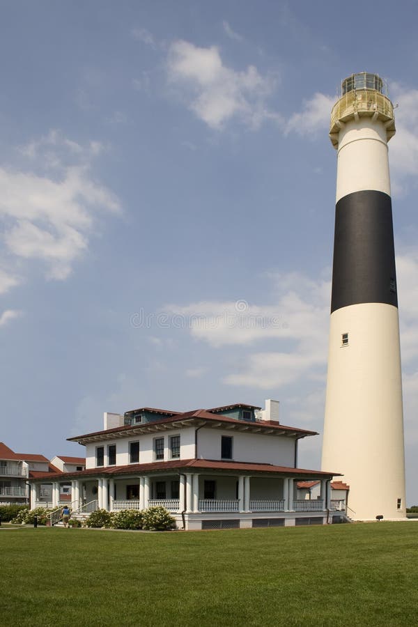 Widw View of the Absecon Lighthouse Stock Image - Image of sight, glass ...