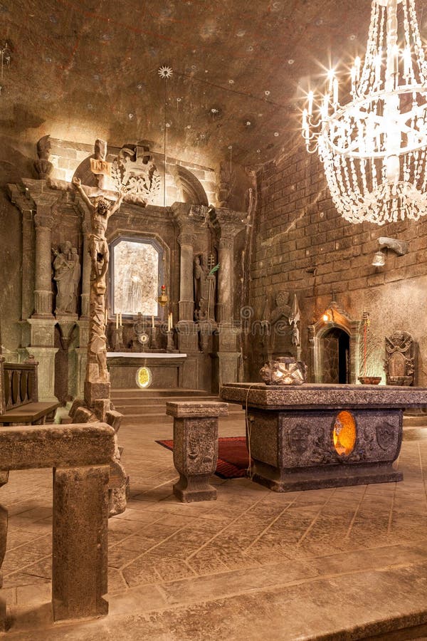 Wieliczka, Polonia St Kinga Chapel Imagen de archivo editorial - Imagen ...