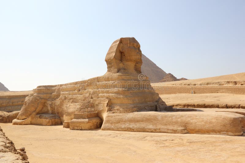 Wielki sfinks Giza. obraz stock. Obraz złożonej z tumoza - 26440905