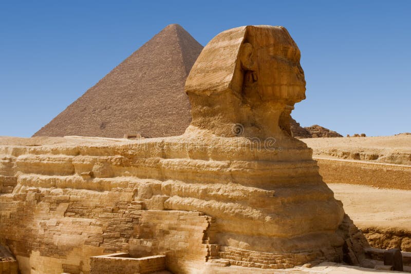 Giza Wielki Sfinks zdjęcie stock. Obraz złożonej z piasek - 22898426