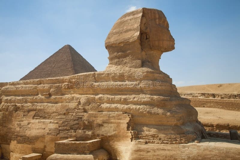 Giza Wielki Sfinks zdjęcie stock. Obraz złożonej z piasek - 22898426