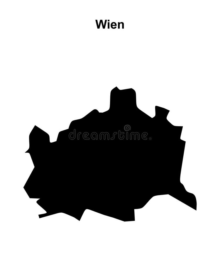 Wien State Blank Outline Map Stock Illustrations – 13 Wien State Blank ...