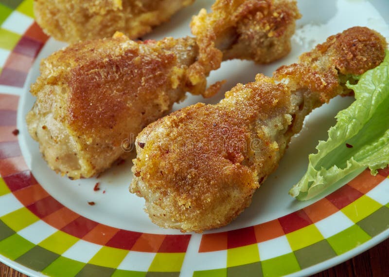 Wiener Backhendl stock image. Image of lunch, golden - 91717045