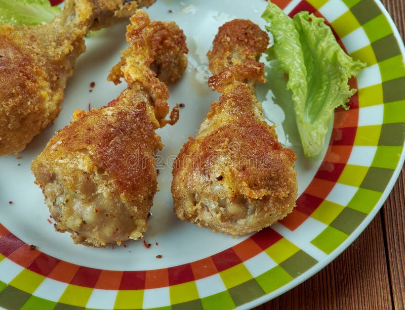 Backhendl - 2 Chicken Knuckles Isolated on White Background Stock Image ...