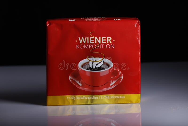 Wiener coffee pack editorial photo. Image of coffee - 119351421