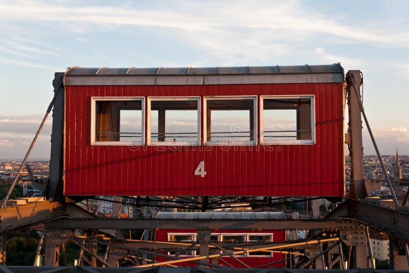 The Wiener Riesenrad stock photo. Image of ride, steel - 15902744