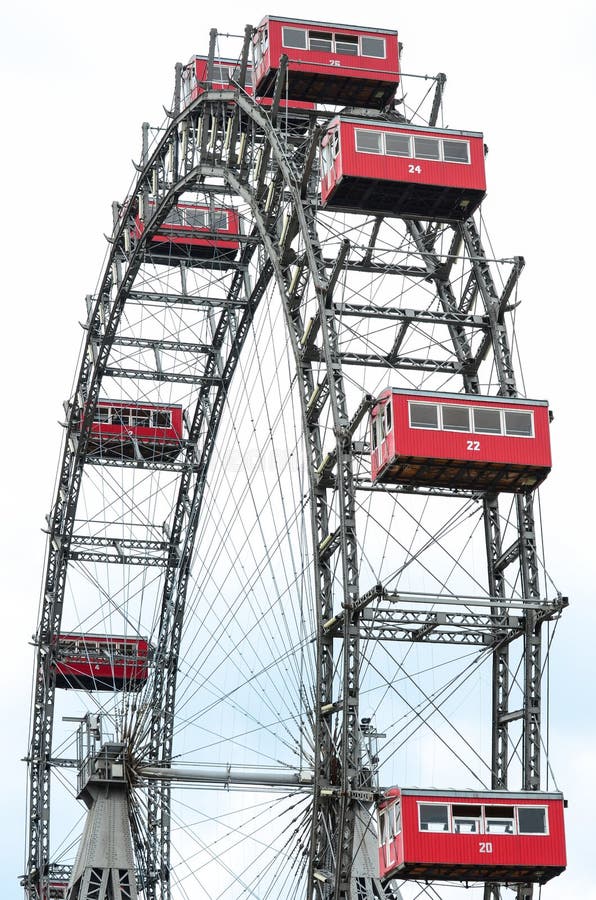 Wiener Riesenrad in Prater stock photo. Image of large - 151755668
