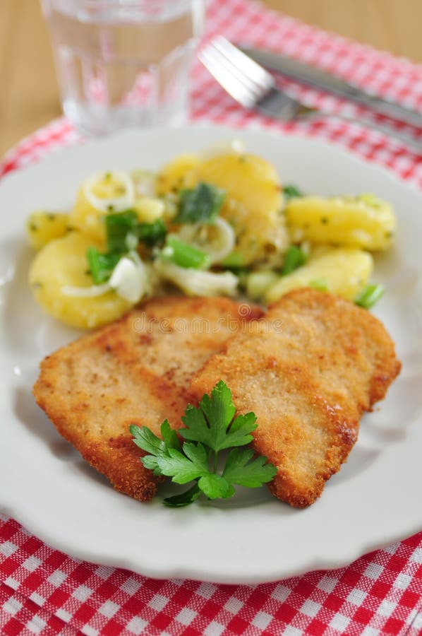 Wiener Schnitzel stock image. Image of crumb, cooking - 29267197