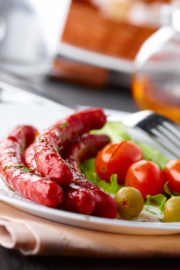 Wienerwurst stock image. Image of portion, frankfurter - 13454597