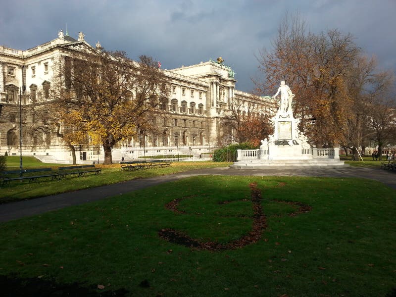 Wienna stock photo. Image of city, park, winter, tree - 56225082