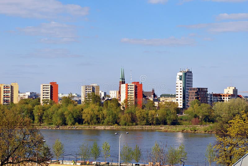 Wiew of Warsaw. editorial photography. Image of outdoor - 91469732