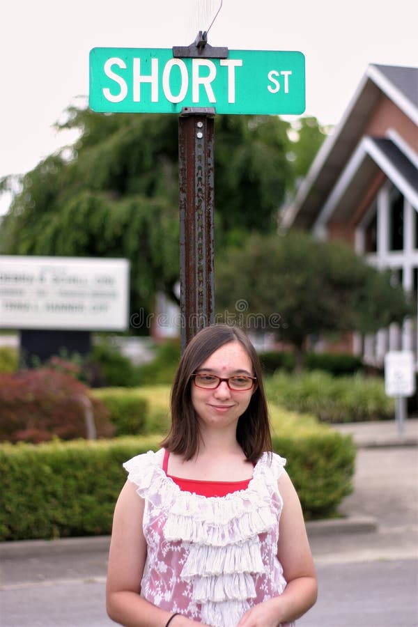 Short Girl Posing stock photo. Image of pretty, wife - 99584184