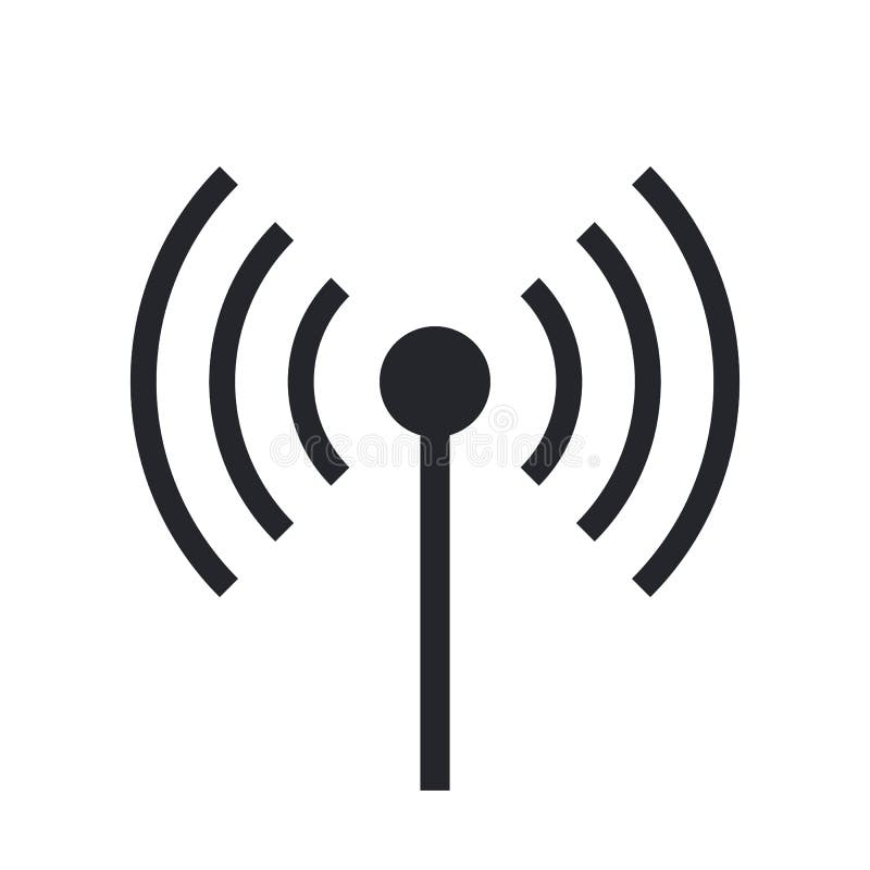 Wifi Antenna Icon, Modern Minimal Flat Design Style. Wi-Fi Symbol ...