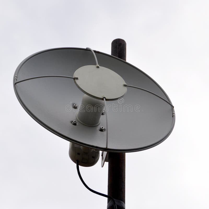 Wifi Antenna Installed To Provide Internet Access. Stock Image - Image ...