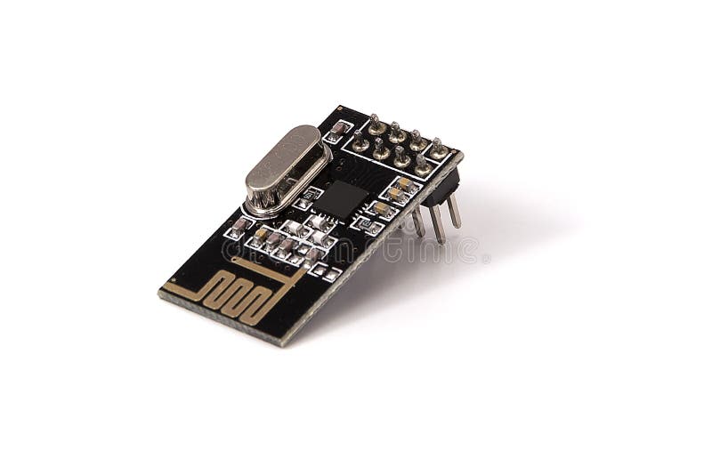 Wifi Board Module Electronics Training Isolated Stock Image - Image of ...