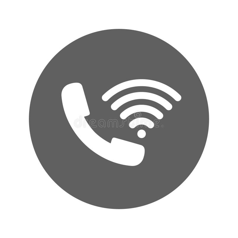 Wifi Call icon stock vector. Illustration of call, transparent - 293782384