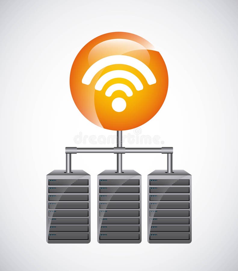 Wifi connection design stock illustration. Illustration of wave - 70315408