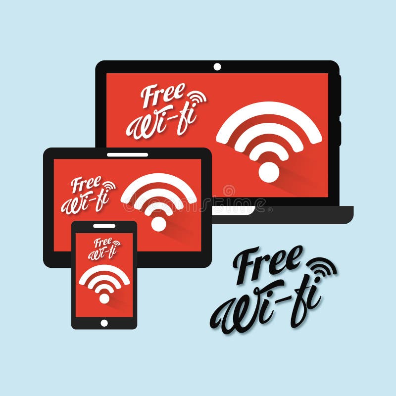 Wifi connection stock vector. Illustration of internet - 50069347