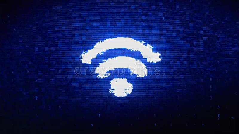 Wifi error Icon Animation stock video. Video of network - 223541175